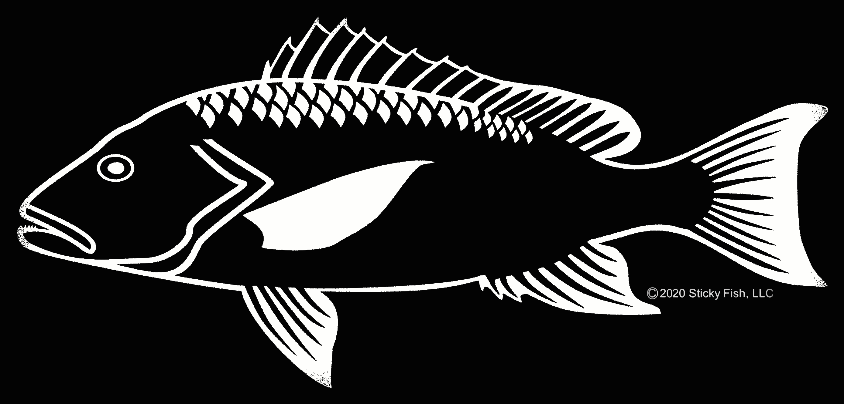 Sticky-Fish Red Snapper Profile Vinyl Decal | Bass Pro Shops